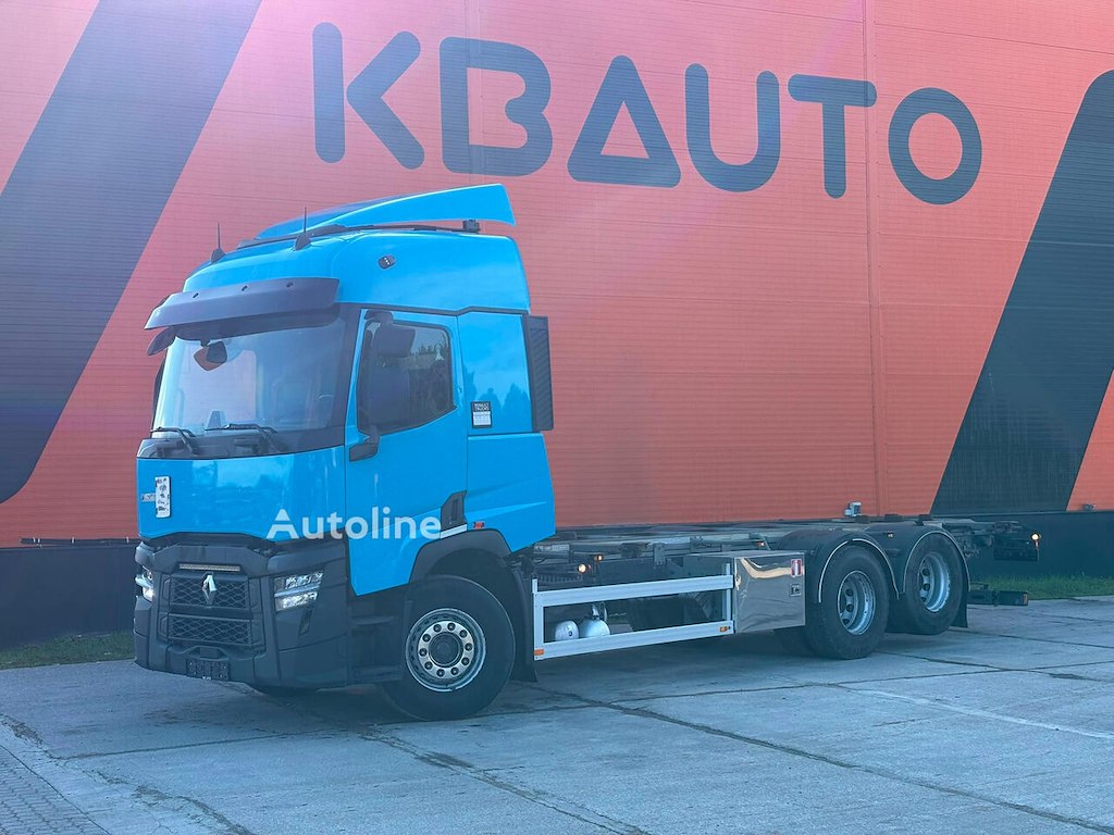 Renault T 520 6x2 CHASSIS L=7545 mm vozilo za prevoz kontejnera