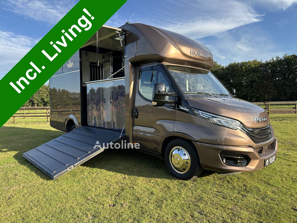 IVECO Daily 2-paards paardenvrachtwagen LIVING vozilo za prevoz konja