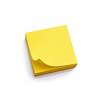 Blok za poruke 7.5x7.5mm Zuti