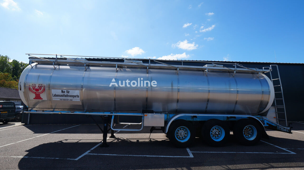 Pacton 3 axle food tank trailer 30.000ltr cisterna za prevoz hrane