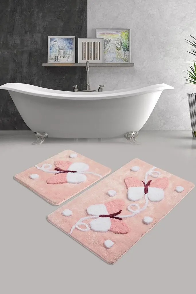 L'essentiel Maison Set 2 prostirke za kupatilo Šareni