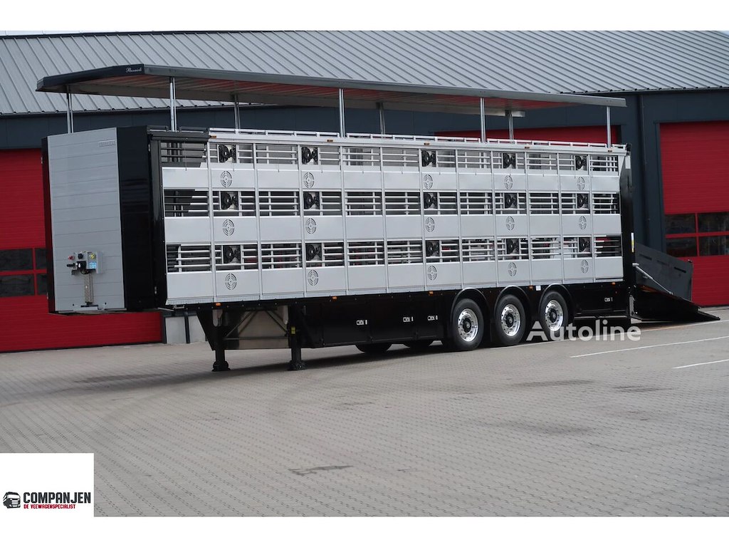 Pezzaioli SBA 63S 100,91M2 Type 2 Lightweight poluprikolica za prevoz stoke
