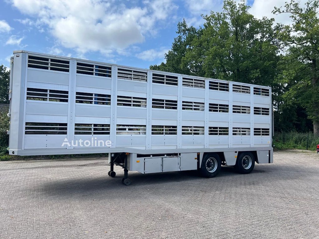 Berdex TO 180 S Berdex Veewagen Livestock Weeglift poluprikolica za prevoz stoke