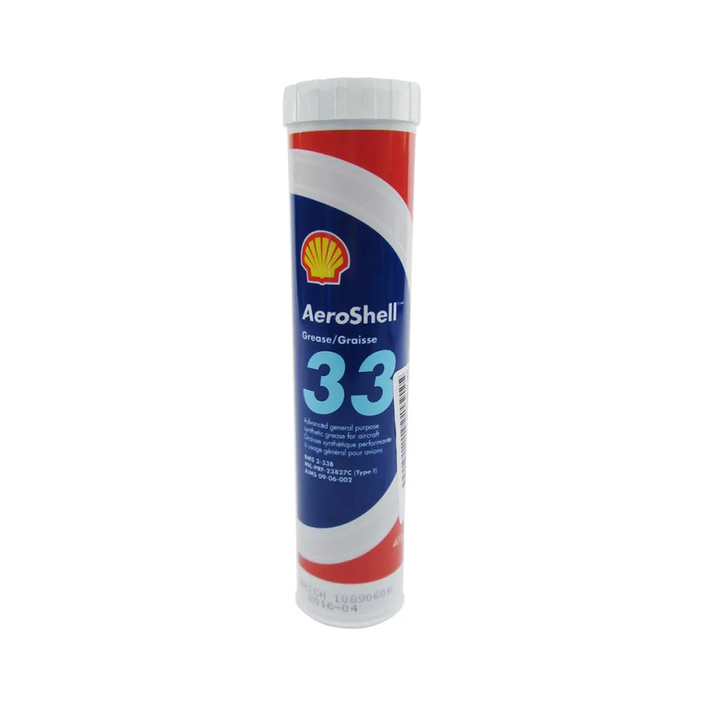 Zahtev za ponudu (RFQ)
Aeroshell - Grease 33 - Synthetic Grease - 400g.
Aeroshell - Grease 33 - Synthetic Grease - 400g.