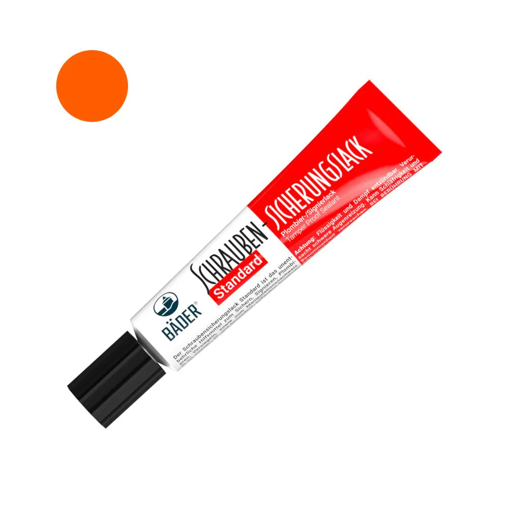 Zahtev za ponudu (RFQ)
BADER - ORANGE Torque Seal - Tamper Proof Sealant - 20ml Tub
BADER - ORANGE Torque Seal - Tamper Proof Sealant - 20ml Tub