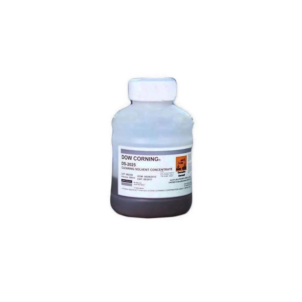 Zahtev za ponudu (RFQ)
DOWSIL DS-2025 Silicone Cleaning Solvent - 500ml Bottle
DOWSIL DS-2025 Silicone Cleaning Solvent - 500ml Bottle