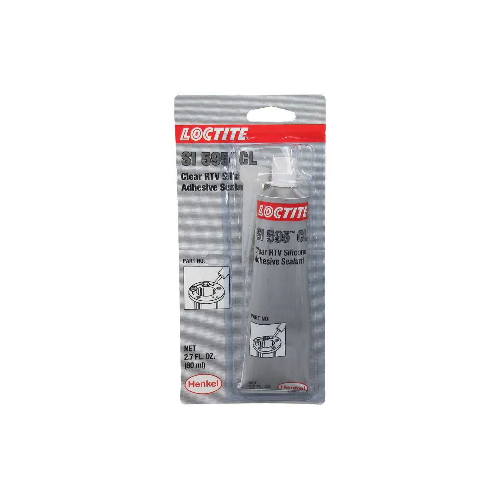Zahtev za ponudu (RFQ)
Loctite SI 595 Clear RTV Silicone Sealant - 80ml Tube
Loctite SI 595 Clear RTV Silicone Sealant - 80ml Tube