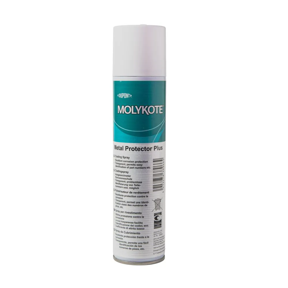 Zahtev za ponudu (RFQ)
MOLYKOTE - Metal Protector Plus - 400ml Aerosol
MOLYKOTE - Metal Protector Plus - 400ml Aerosol