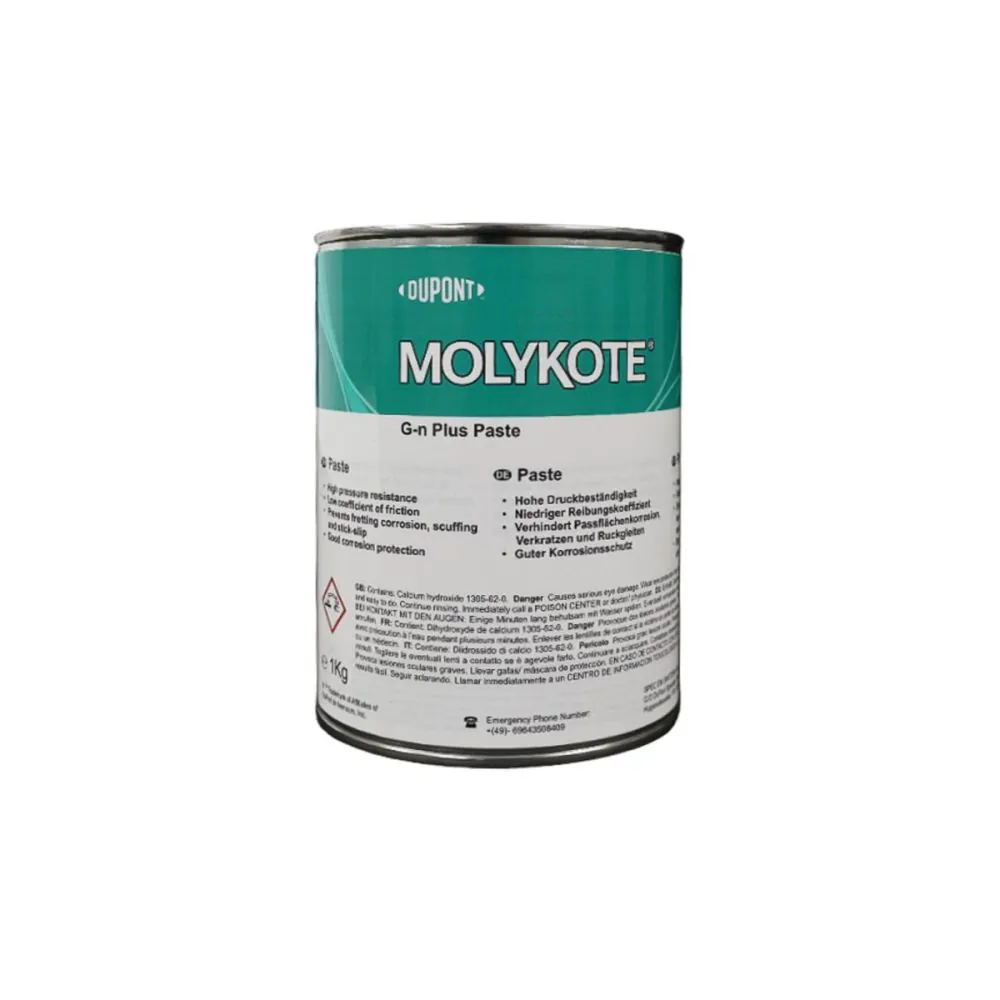 Zahtev za ponudu (RFQ)
MOLYKOTE G-N Plus - Metal Assembly Paste - 1KG TIN
MOLYKOTE G-N Plus - Metal Assembly Paste - 1KG TIN