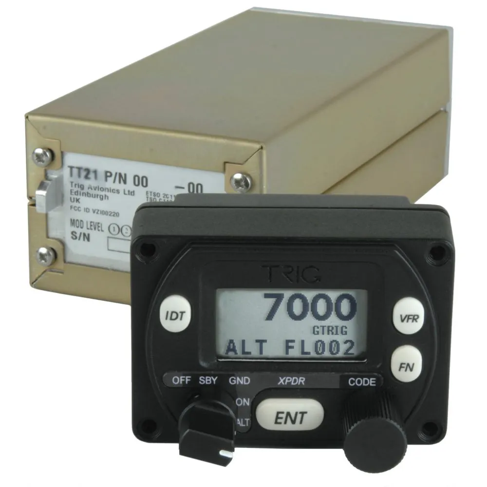 Zahtev za ponudu (RFQ)
TRIG - TT21 - Class 2 Mode S Transponder - Complete
TRIG - TT21 - Class 2 Mode S Transponder - Complete