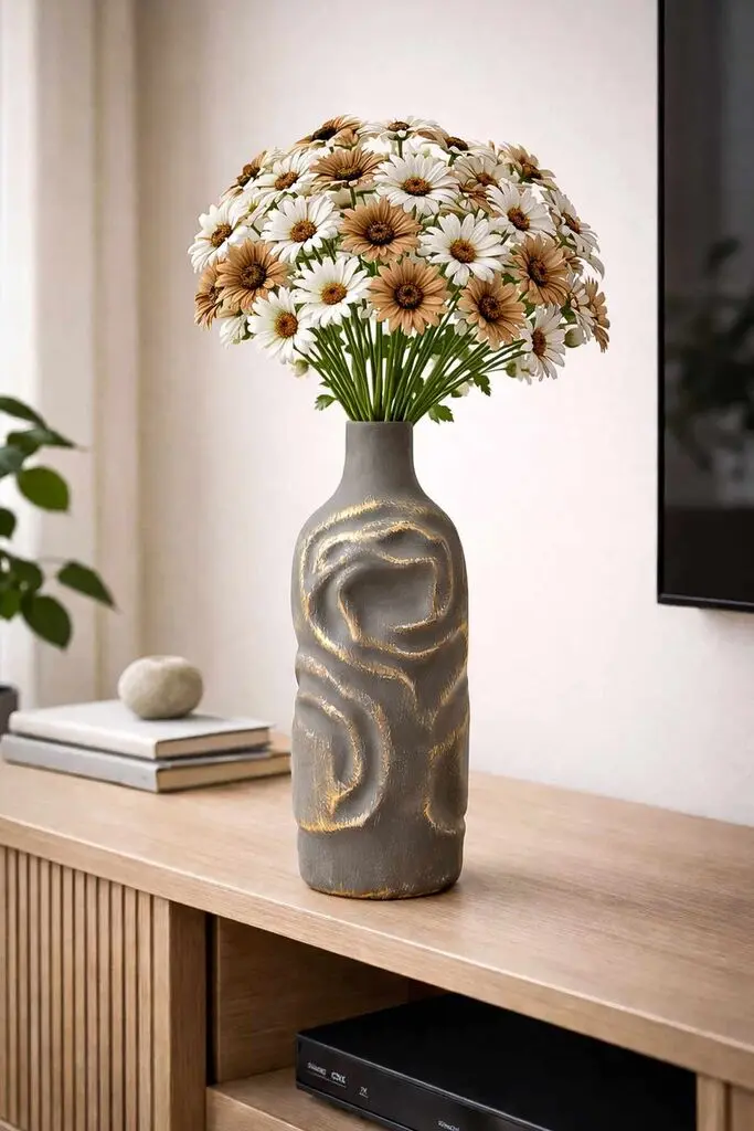 Aberto Design Dekorativna posuda, Siva