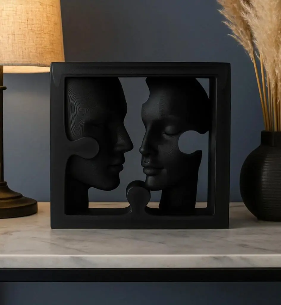 Aberto Design Dekorativni element, Crni