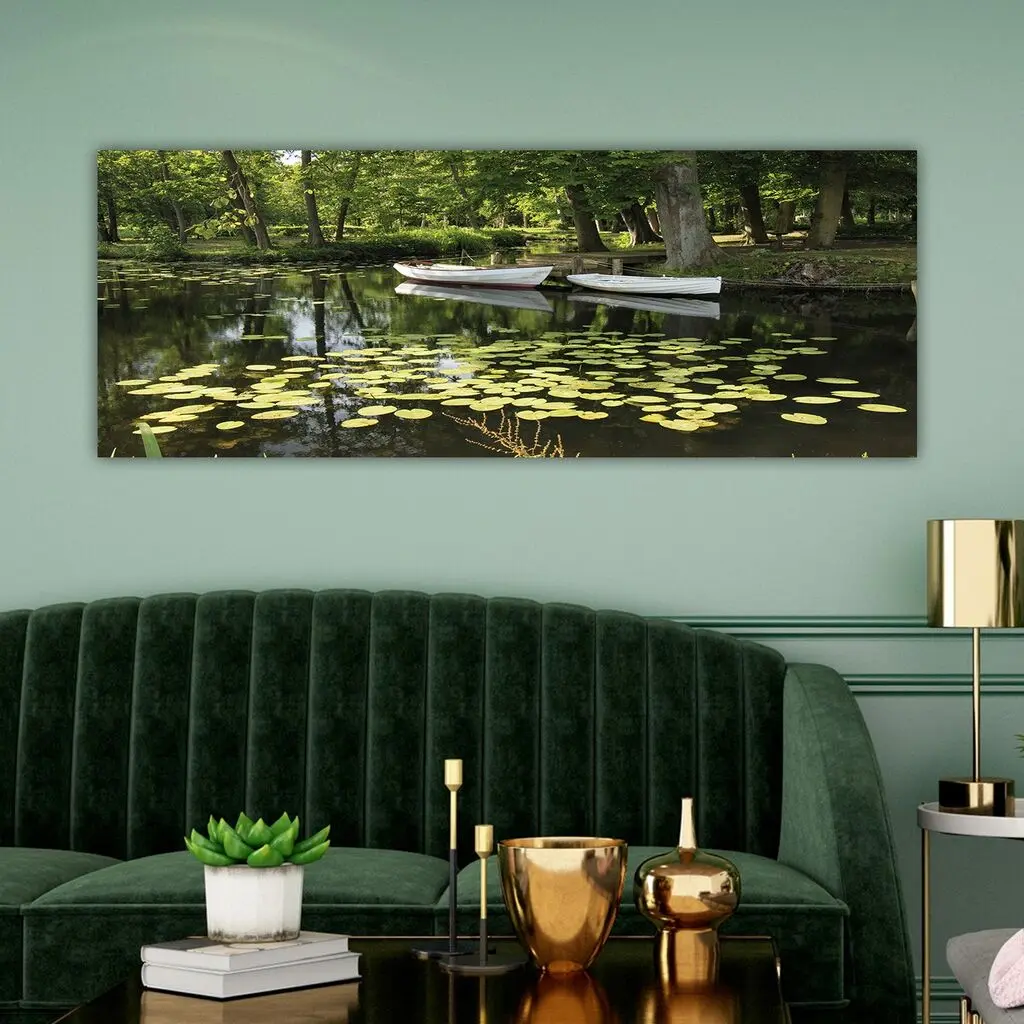 Wallity Dekorativna slika na platnu, 30x80cm, Šarena