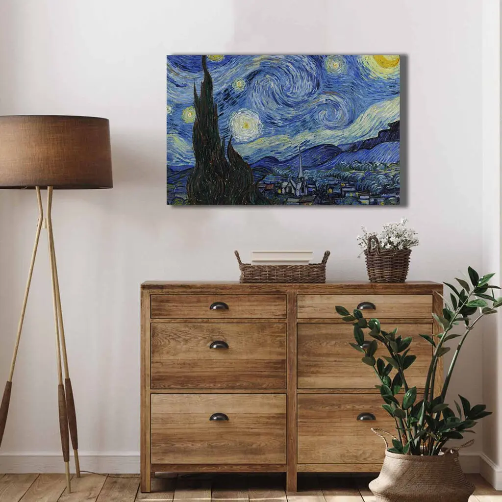 Wallity 4570VANGOGH074 Dekorativna slika, 70x45cm