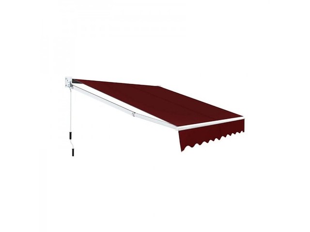 Zidna Tenda sa Podesivim Nagibom 245x200cm, Bordo Montelux Solara