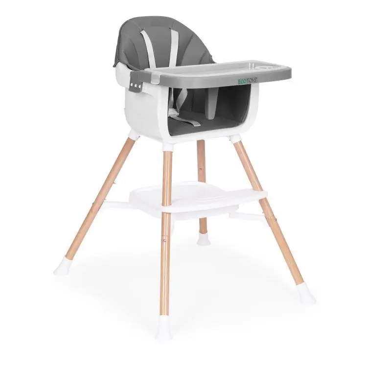 Eco Toys Hranilica za bebe 2u1, Siva