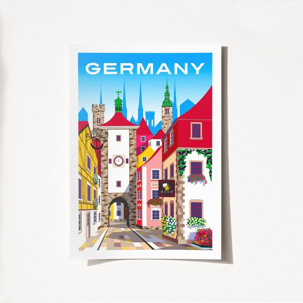 Wallity Poster Germany-2002, 50x70 cm