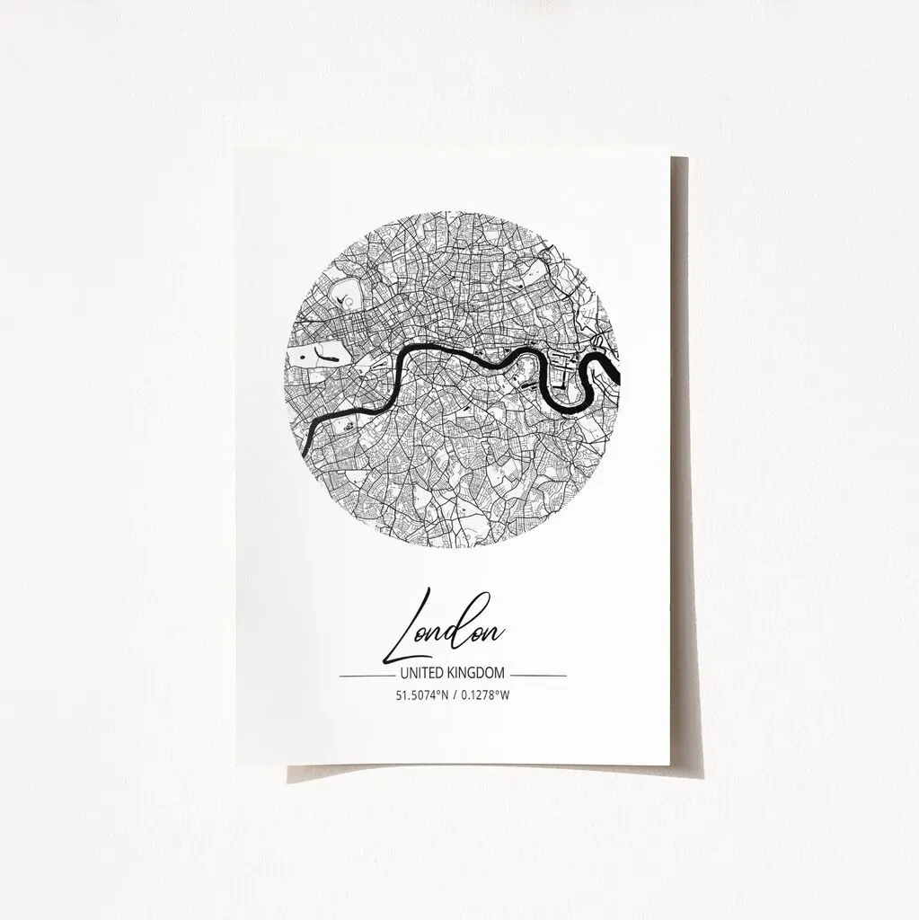 Wallity Poster London-2077, 50x70 cm