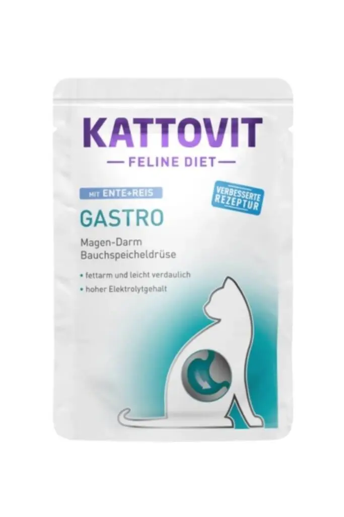 Kattovit Medicinska hrana za mačke Gastro, Pačetina i pirinač, 85g