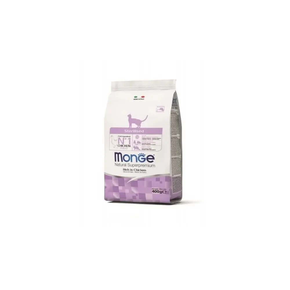 Monge Cat Suva hrana za sterilisane mačke, Ukus piletine, 400g