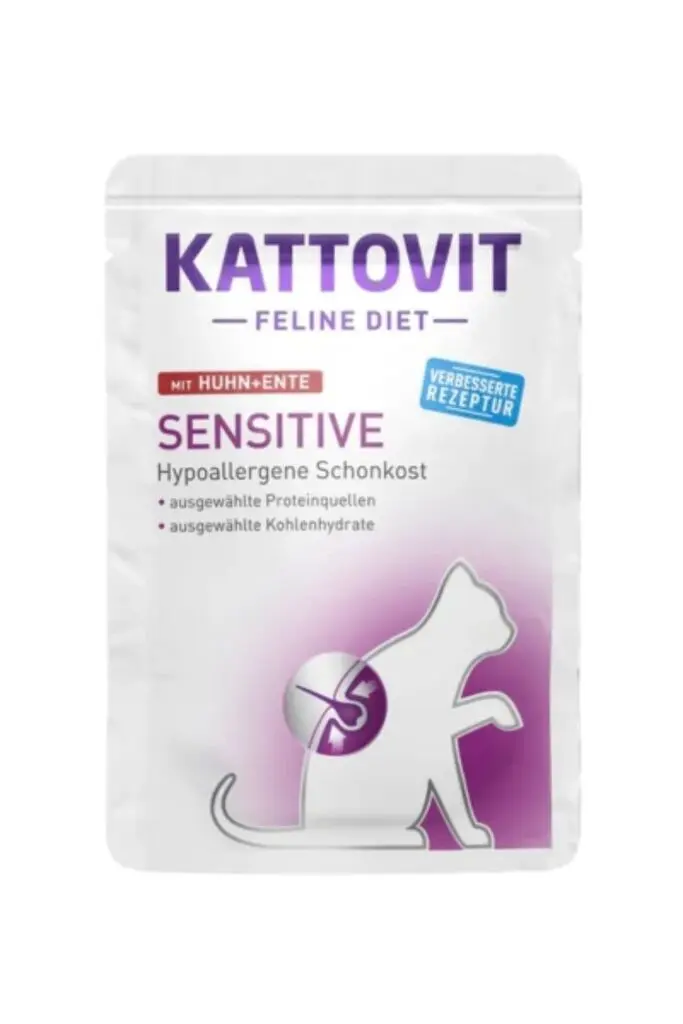 Kattovit Medicinska hrana za mačke Sensitive, Piletina i pačetina, 85g