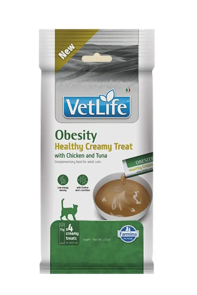 Vet Life Dijetetska pasta za mačke Obesity, Piletina i tuna 60 g