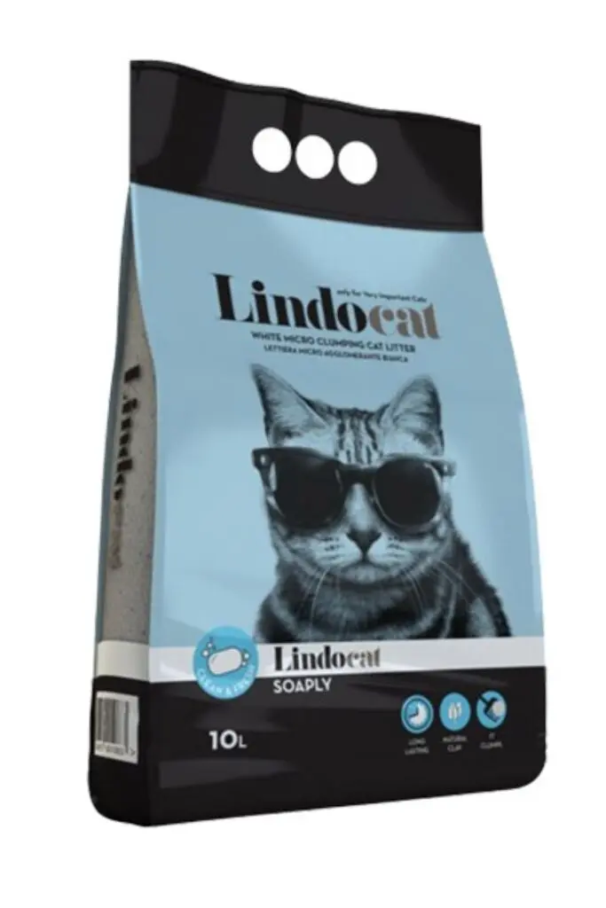 Lindocat Posip za mačke Soaply, 10l