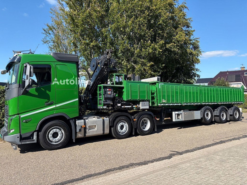 Volvo FH500 tegljač + poluprikolica kipera