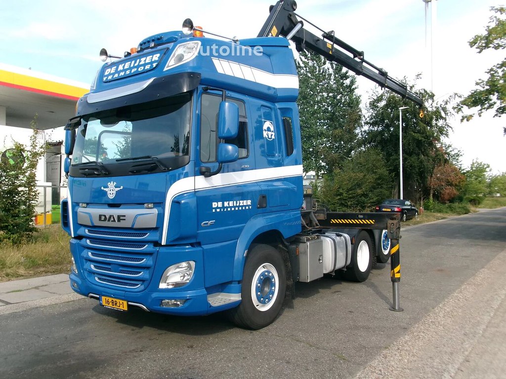 DAF CF 430 13 LTR + HIAB 200 APK 05-27 tegljač