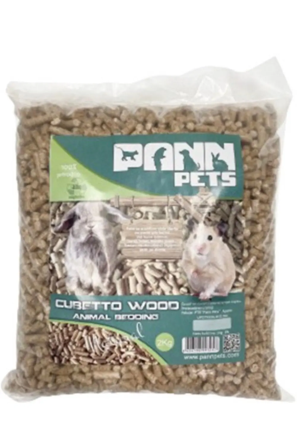 Pannpets Pelet Cubeto wood, 2kg