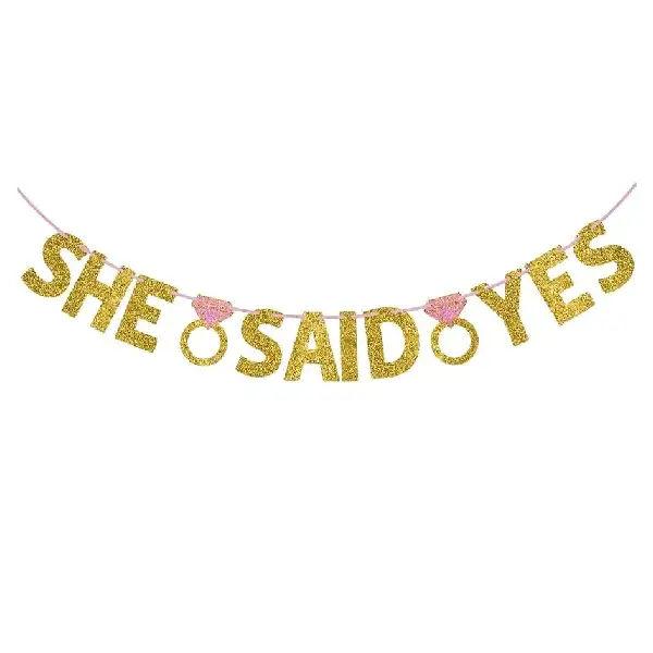 She said yes baner