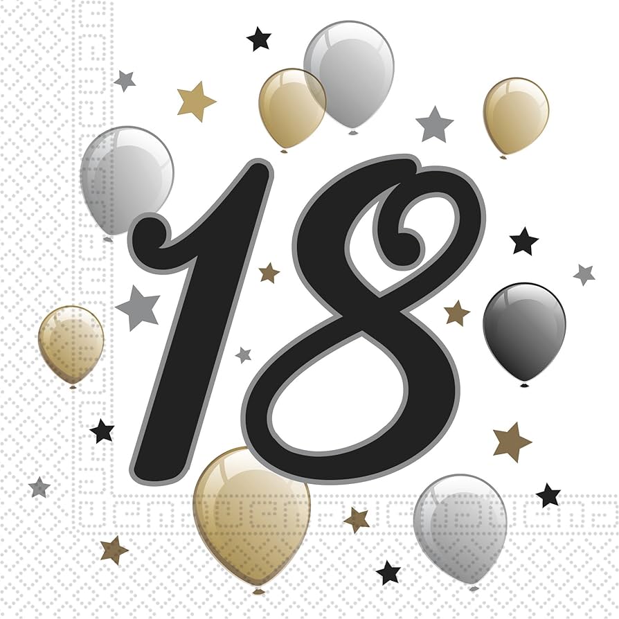 Salvete za 18. rođendan baloni