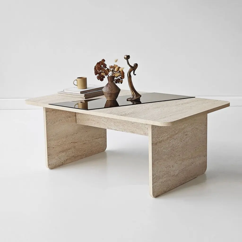Hanah Home Kafeni stočić, 120x38cm, Bronzani