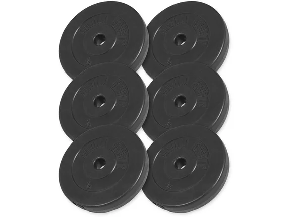 GORILLA SPORTS Set tegova obloženih plastikom 30 kg (6 x 5 kg)
Set tegova idealan za trening sa šipkama i težinom po vašem izboru
Set tegova idealan za trening sa šipkama i težinom po vašem izbo...