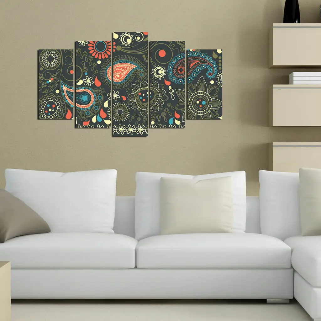 Wallity Set Slika 5ABSMDF-99, 5 Delova