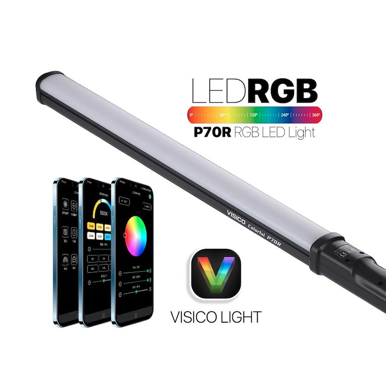 Visico P70R RGB LED light stick