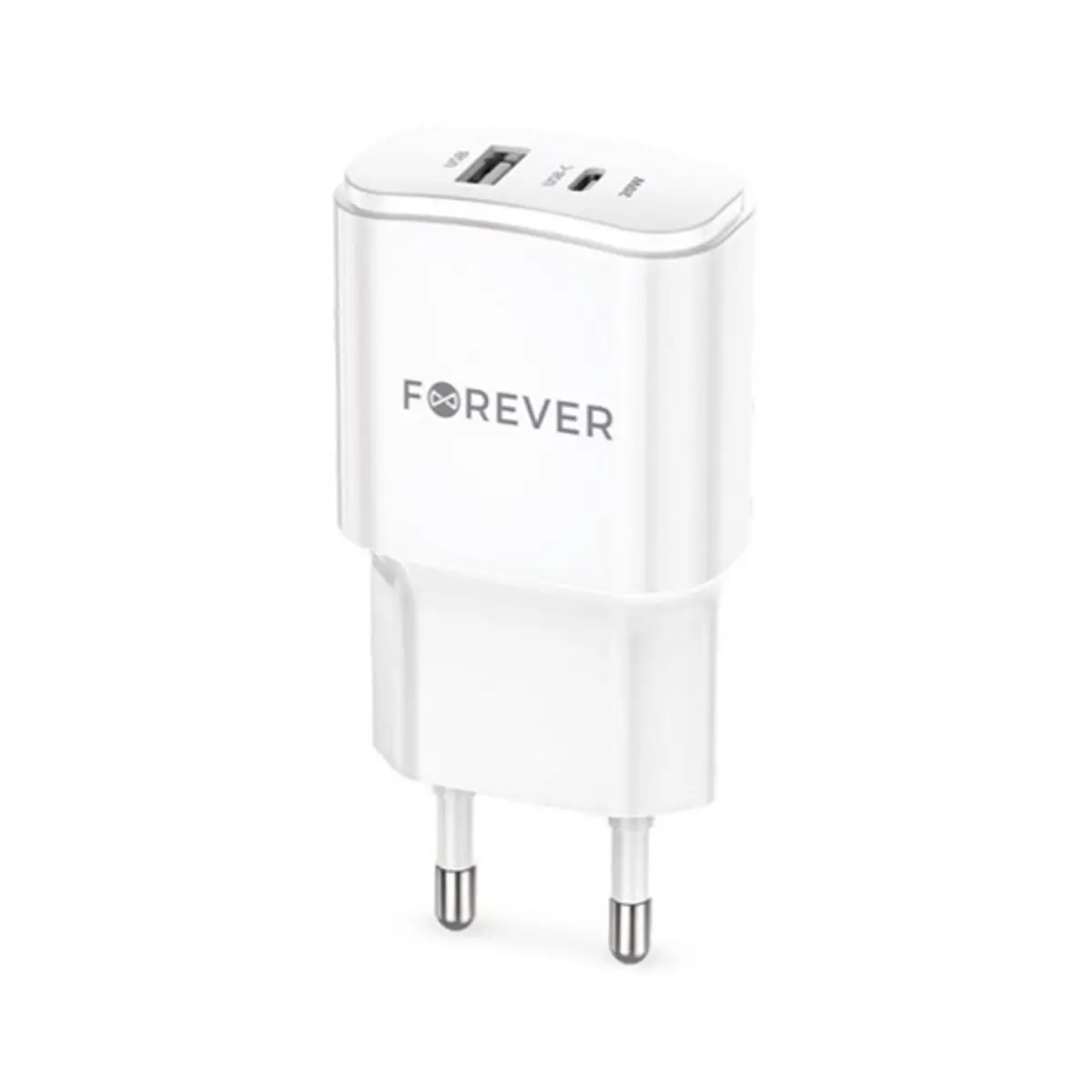 Punjač Forever TC01-20AC 1xUSB+1xUSB-C 20W PD QC
