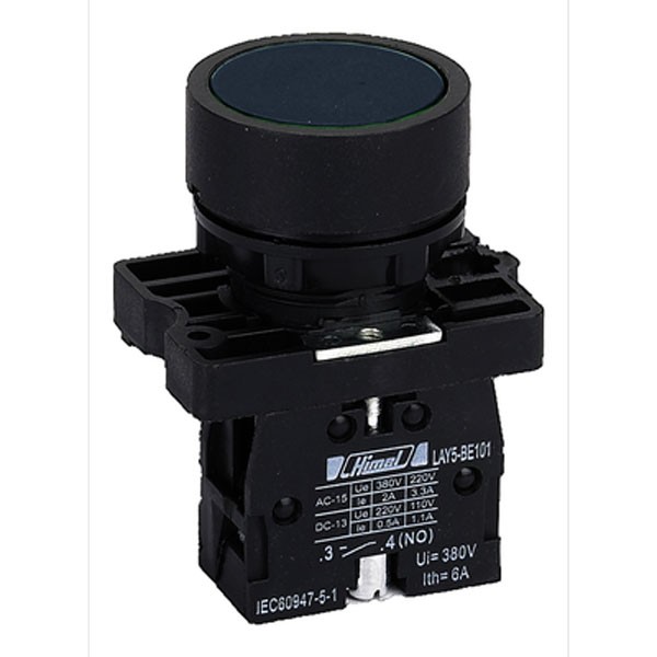 TASTER PVC FI-22 CRNI 1NO+NC IP40 HIMEL