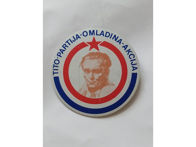 TITO partija omladinska akcija oznaka bedz JUGOSLAVIJA