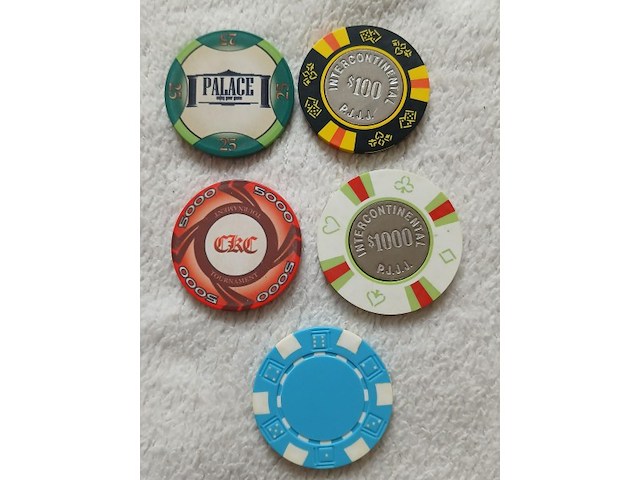 Casino kazino lot zeton token Interkontinental poker