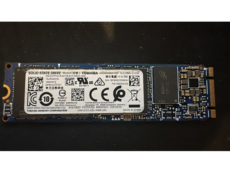 TOSHIBA SG6 512GB M.2 2280 SATA SSD