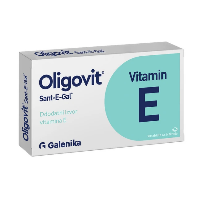Oligovit Sant-E-Gal tablete za žvakanje, 30 tableta za žvakanje
