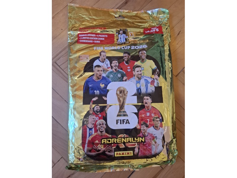 Svetsko prvenstvo WC 2026 adrenalyn - starterpack