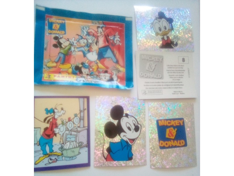 MICKEY & DONALD ( MIKI I PAJA) Sličice na komad MINT
