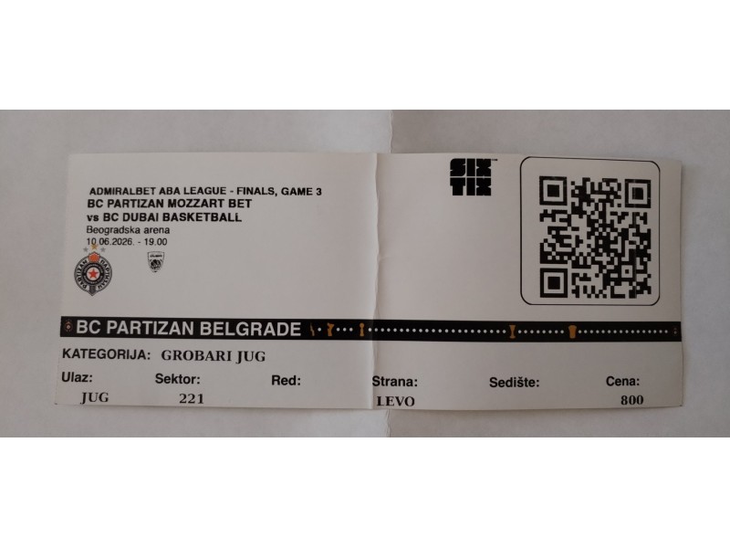 BC PARTIZAN MOZZART BET VS BC DUBAI
