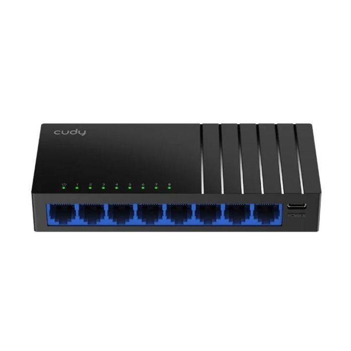 Cudy GS108D V7.0,8-Portni Gigabit Desktop Switch,USB-C, 170m