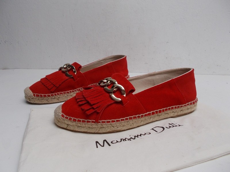 Massimo Dutti crvene espadrile,kao novo - br.38