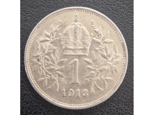 1 korona 1913 Srebro