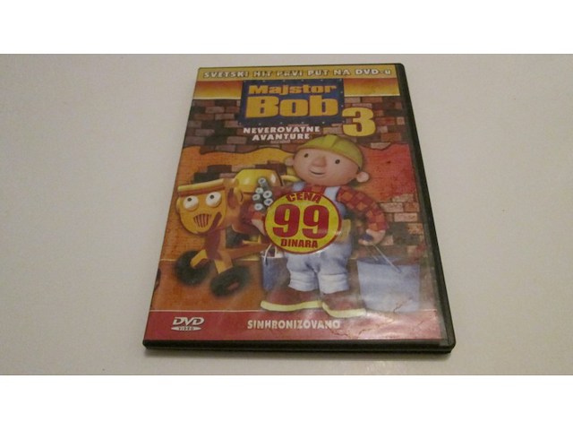MAJSTOR BOB 3 DVD CRTANI FILM