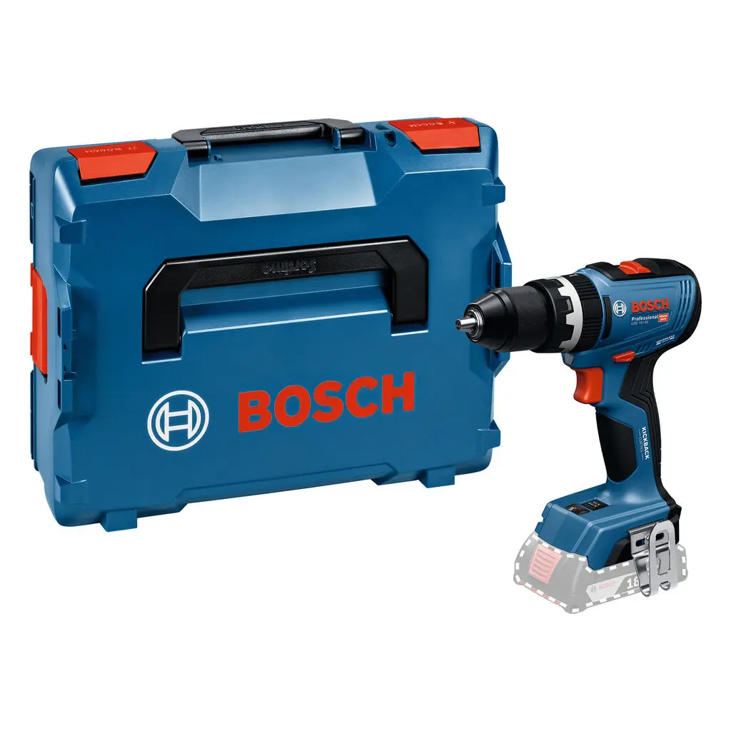 Bosch Aku udarna bušilica odvrtač GSB 18V-65, Bez baterije i punjača, L-Boxx kofer,06019N3301